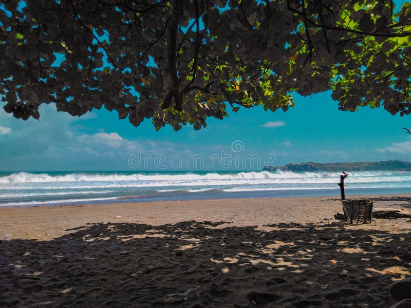 Serang Beach in East Java Indonesia Stock Image - Image of java, east ...