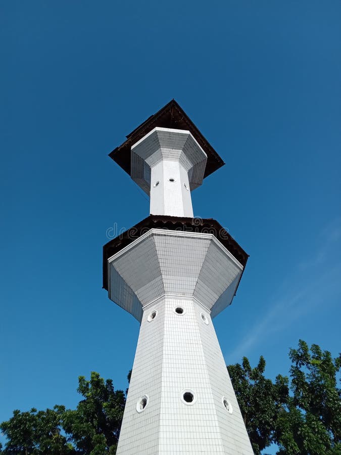 Serang city tower stock image. Image of lighthouse, steeple - 247867347