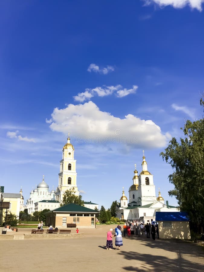 Seraphim of Sarov in the Holy Trinity Seraphim-Diveevo Monastery in ...