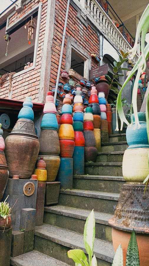 Serayu Pot Located in Ubud Bali Stock Photo - Image of bali, serayu ...