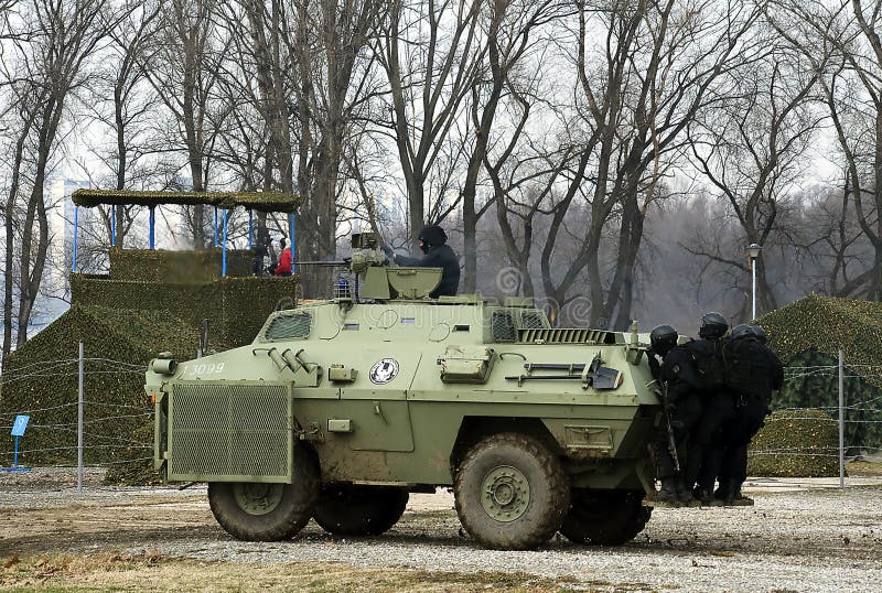 Serbian armed in action-1 editorial image. Image of armed - 18326900