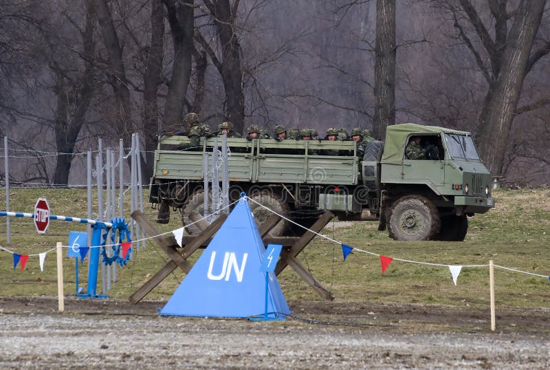 Serbian armed in action-3 editorial stock photo. Image of forces - 18326928