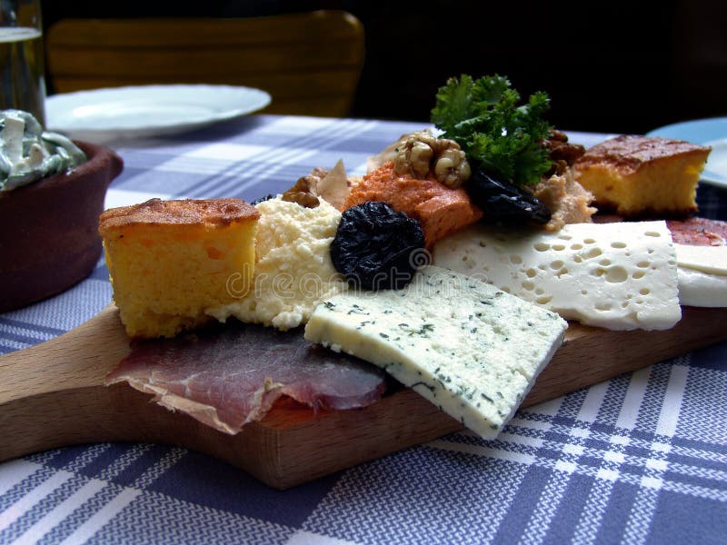 Serbian breakfast stock image. Image of savourily, salad - 18721169