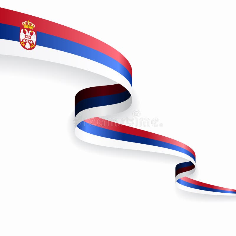 Serbian Flag Wavy Abstract Background. Vector Illustration. Stock ... Serbian Flag Wavy Abstract Background. Vector Illustration. Stock ...