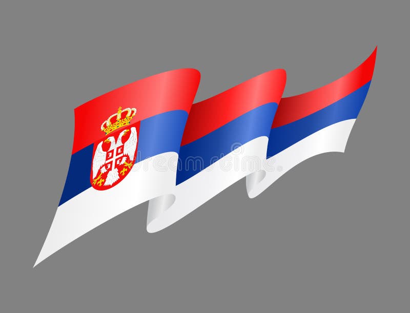 Serbian Flag Wavy Abstract Background. Vector Illustration. Stock ... Serbian Flag Wavy Abstract Background. Vector Illustration. Stock ...