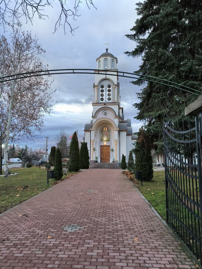 Serbian Orthodox Church in the Middle of the Photo Stock Photo - Image of serbian, church: 371041568