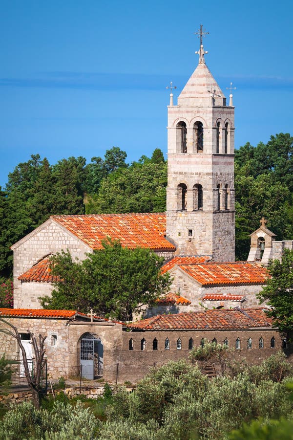 Serbian Orthodox Monastery of Rezevici Stock Photo - Image of ancient ...