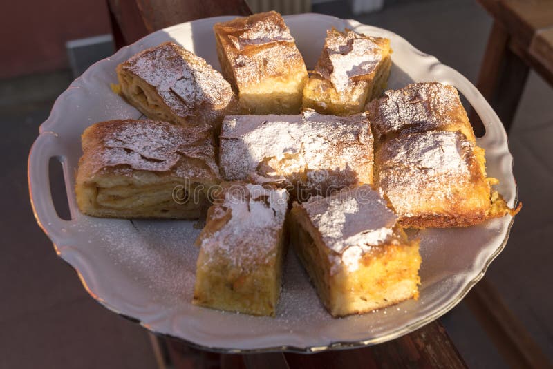 Serbian pumpkin pie stock image. Image of frozen, pumpkin - 82308439