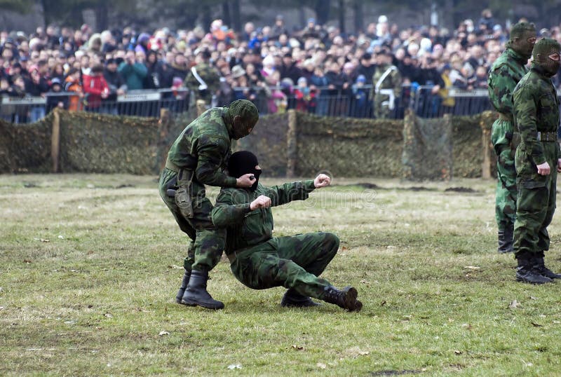 Serbian Special Armed in Action-1 Editorial Image - Image of military ...