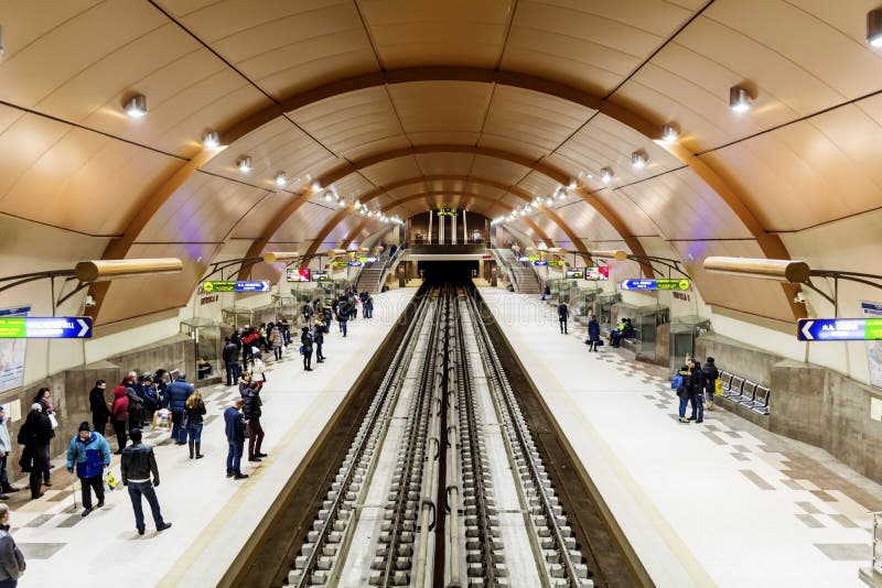 Serdika Station Of The Sofia Metropolitan, Bulgaria Editorial Image - Image of metro, transit ...