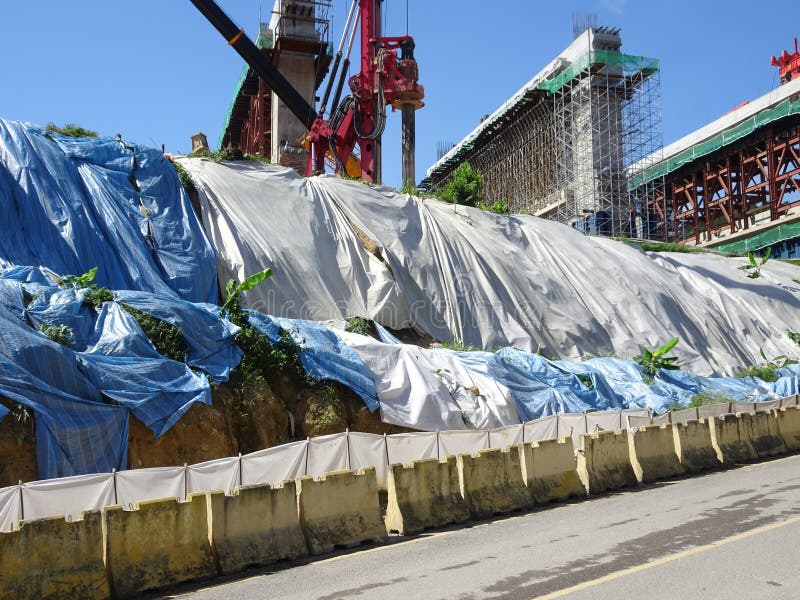 Temporary Slope Protection during Construction Using the Plastic Sheets ...