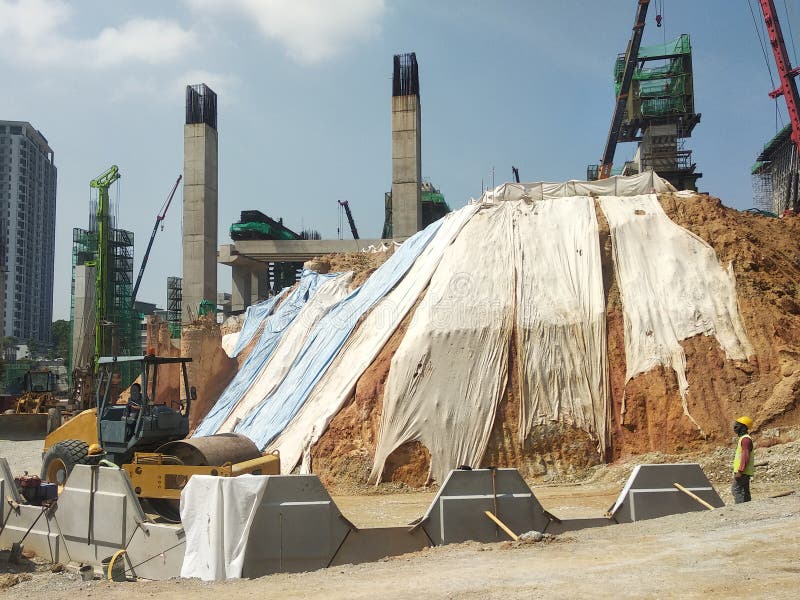 Temporary Slope Protection during Construction Using the Plastic Sheets ...