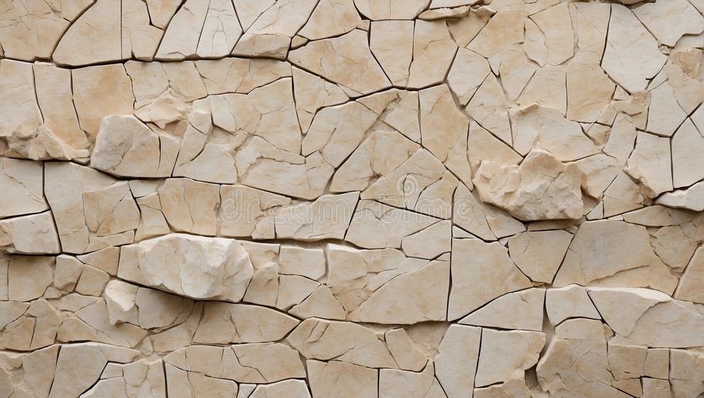 Serendipity Stones: Irregular Limestone Canvas. AI Generate Stock ...