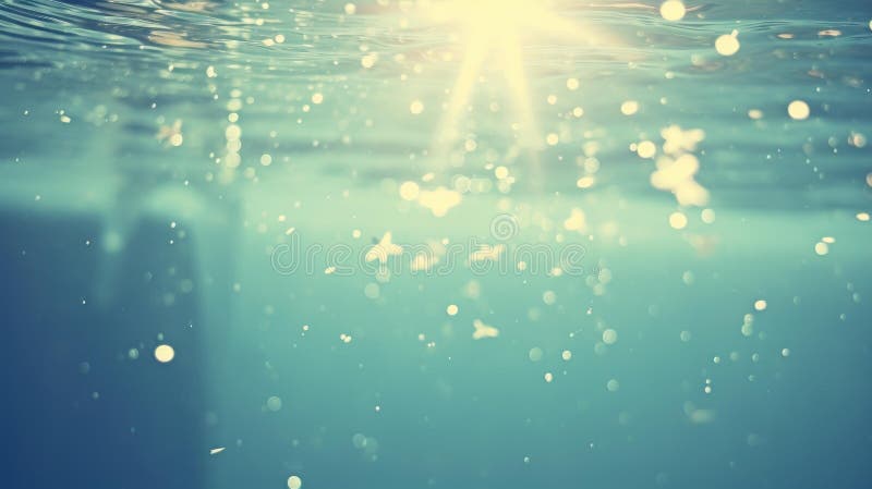 Serene Abstract Background Featuring Flowing Water, Perfect for ...
