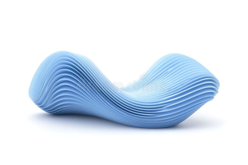 Serene Aqua Wave: Abstract Vector Background, Elegant Curved Line ...