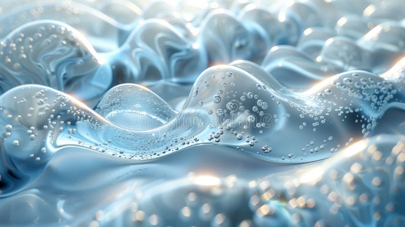 Serene Aqua Waves stock photo. Image of texture, calm - 315893362
