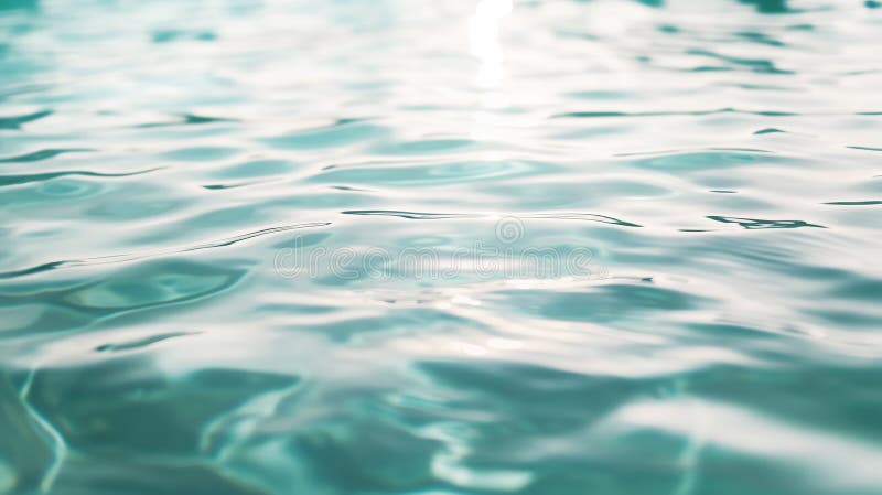 Serene Aquatic Surface Reflecting Sunlight, Calm Rippling Water, Nature ...