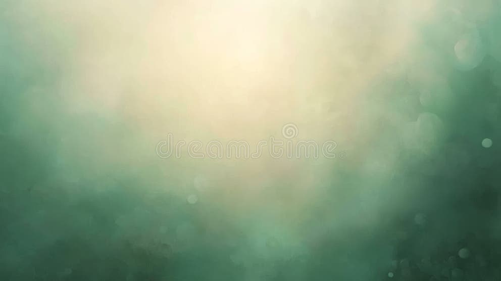 A Serene Backdrop Featuring Ethereal Green Textures with Soft Light ...
