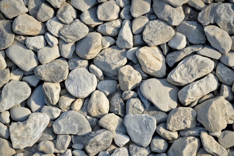 Relaxing Ambience of a Pebbled Beach with Soft Focus for Creative Copy ...