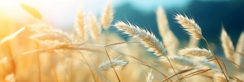 Serene Background Light Marsh Green Blooming Grasses Delicate Soft ...