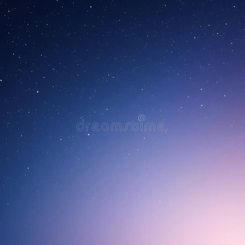 A Serene Background of Soft, Faint Stars on a Gradient Canvas Stock ...