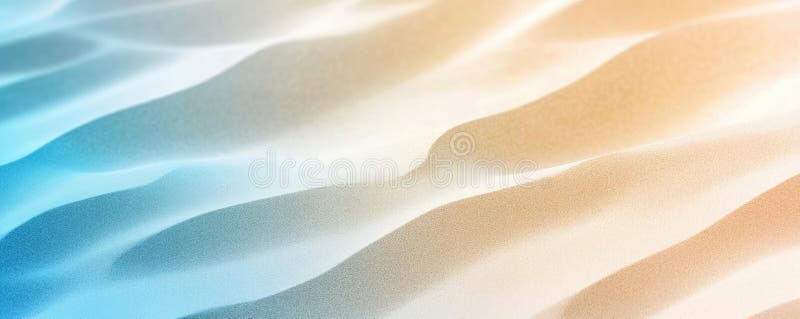 Serene Beach Sand Texture Abstract Blue and Beige Gradient Stock ...