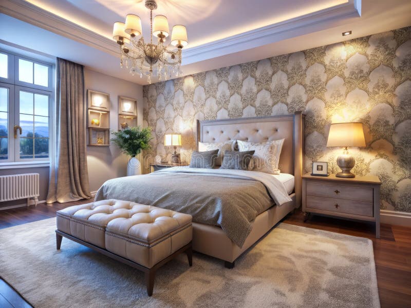 Serene Bedrooms Discover Stunning WideAngle Designs with Unique Random ...