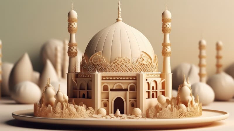 Beige Mosque Miniature Stock Photos - Free & Royalty-Free Stock Photos ...