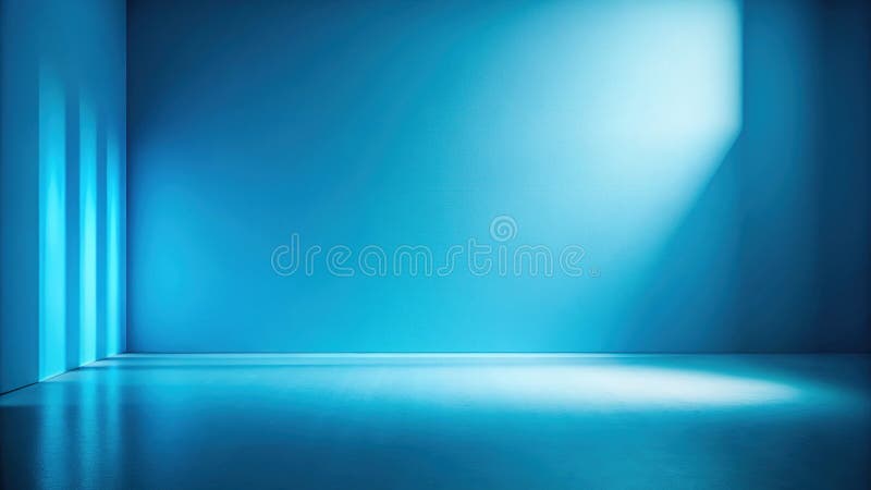 Serene Blue Empty Space a Minimalist Abstract Background with Subtle ...