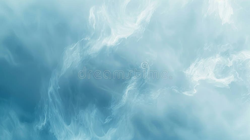 Serene Blue Mist Background: Light and Airy Texture. Abstract Pattern ...