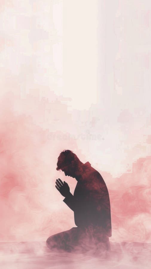 Peaceful Meditation. Tranquil Prayer Background with High Level of ...