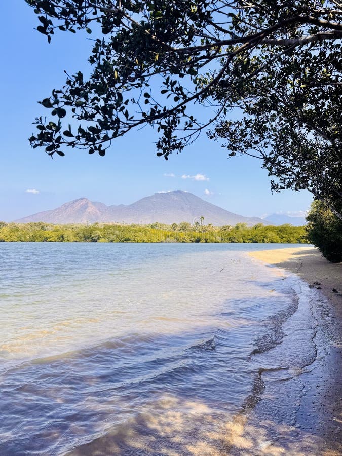 Baluran Mountain and National Park View from Bilik Sijile Beach ...
