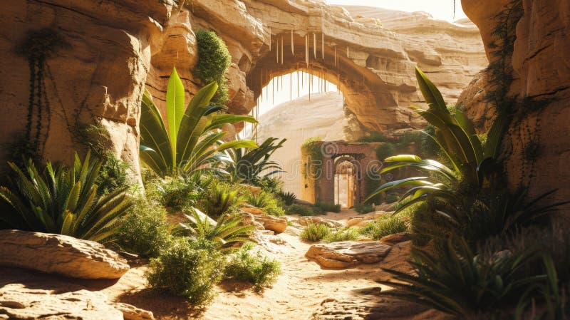 Dry harsh desert scene stock photo. Image of rocks, arid - 8384434