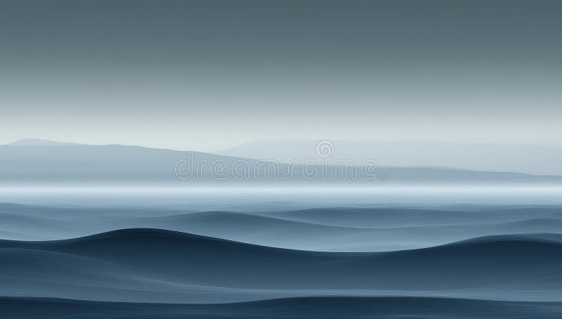 A Serene Digital Art Background with Soft Lighting and an Aerial View ...