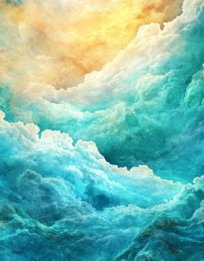 A Serene and Dreamy Atmosphere is Created by an Abstract Light Green ...