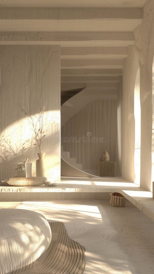 Serene Elegance. Contemporary Cycladic-Inspired Interior Design Concept ...