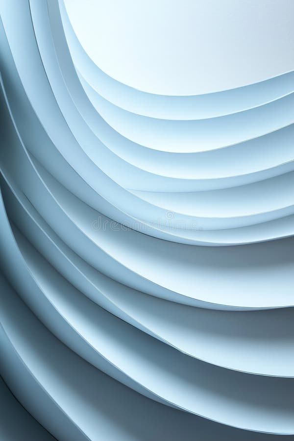 A Serene Gradient Background Features Icy Blue Transitioning To Light ...