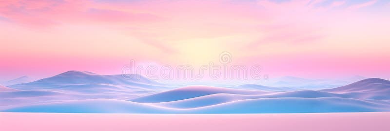 Serene Gradient Background Featuring Soft Pastel Colors, Producing a ...
