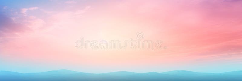 Serene Gradient Background Featuring Soft Pastel Colors, Producing a ...