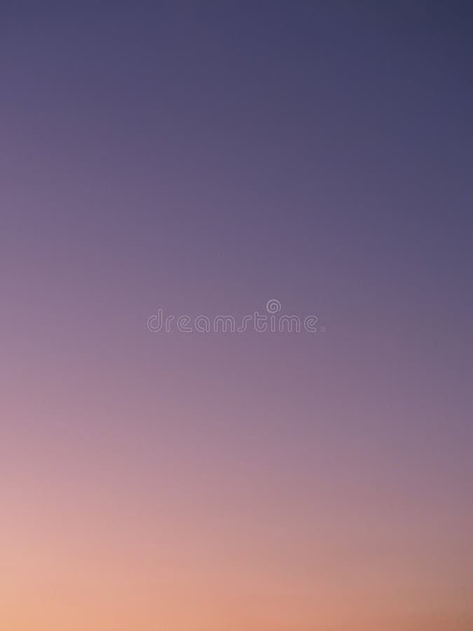 Serene Gradient Sky at Twilight Blue Orange Hue Stock Photo - Image of ...