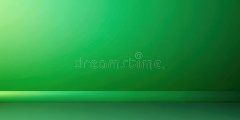 Serene Green Studio Backdrop with Subtle Gradient and Reflective Floor ...