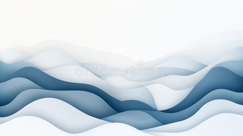 A Serene Grey Curve with a Gentle Gradient Creates a Relaxing and ...