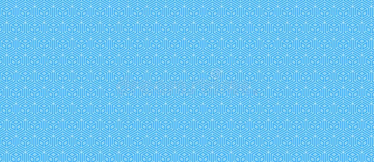 Serene Light Blue Geometric Pattern. Subtle Hexagonal Design Ideal for ...