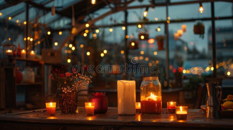 The Serene almost Magical Atmosphere of the Rooftop Workshop Surrounded ...