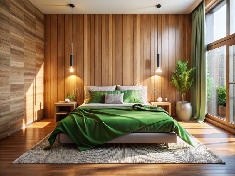 Serene Minimalist Bedroom an Aerial Perspective of Calm and Cozy Design ... Serene Minimalist Bedroom an Aerial Perspective of Calm and Cozy Design ...