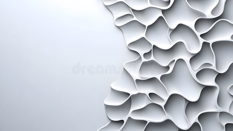 Serene Minimalist White Computer Screen Background with Simple Text ...