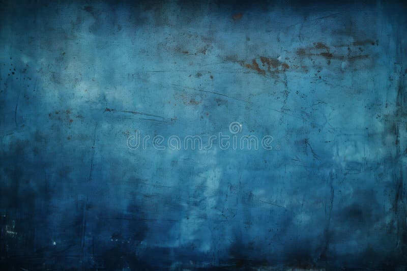 Serene Navy and Blue Background with Artistic Scratches and Marks ...