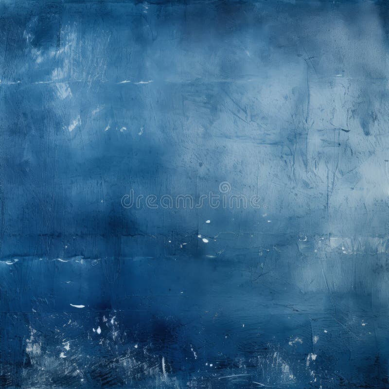Serene Navy and Blue Background with Scratches and Marks, Generative AI ...