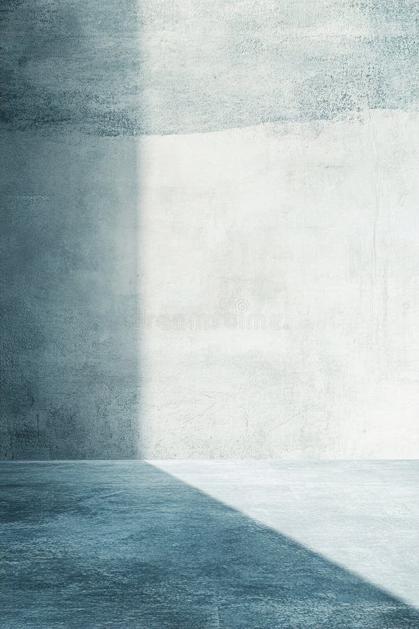 Serene Nordic Inspired Background Showcases Lightly Textured Blue Wall ...