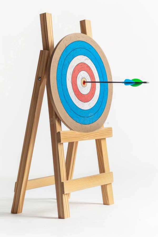 Serene Olympic Archery Range Illustration Stock Illustration ...